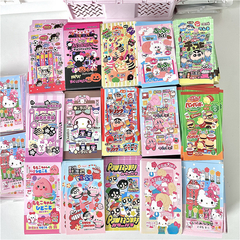 15pcs Candy Toy Sealing Stickers Sanrio Label Packaging Material DIY ...