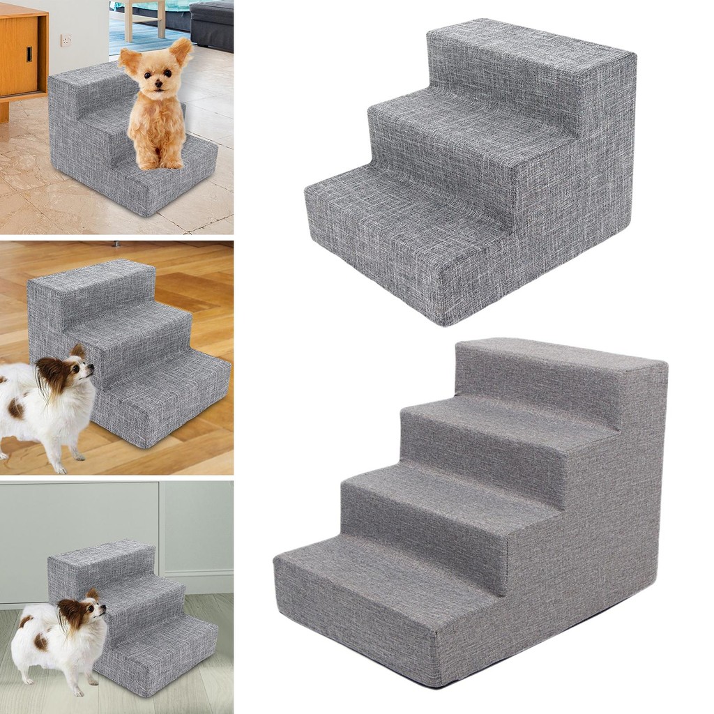 [uguuiya] Soft Dog Stairs Ladder Pet Ramp Climbing Step Stairs Puppy ...