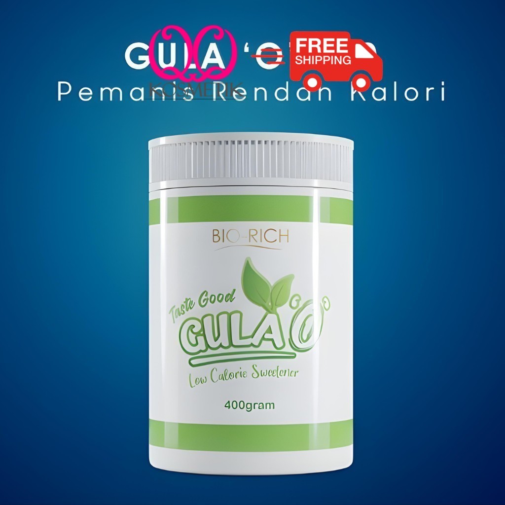 BIO RICH Gula O 400gm Granulated Sugar Low Calorie Original HQ | Shopee ...