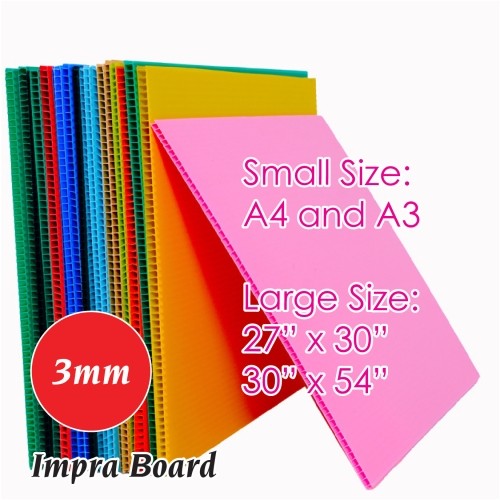 [Large Size 5pcs] PP Impra Board | 27x30 30x54 | Polypropylene PP ...
