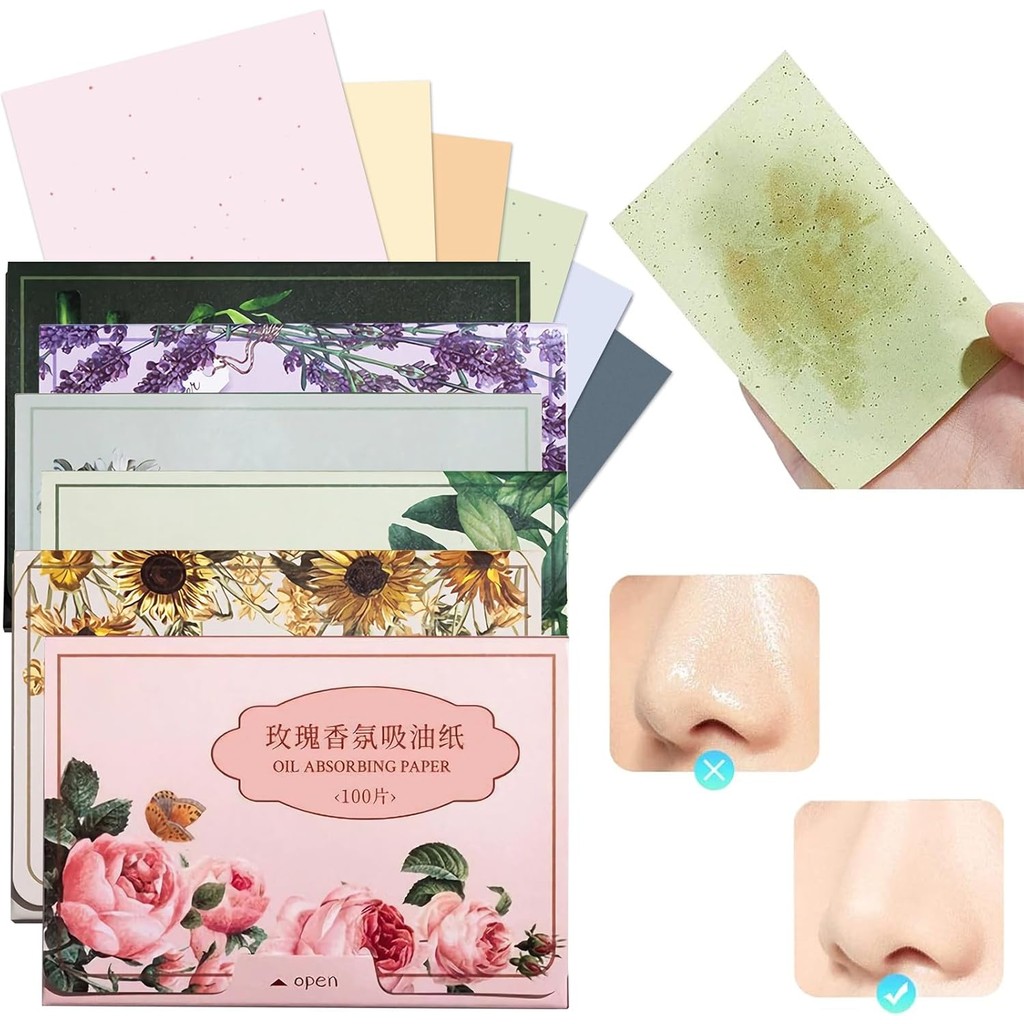 600 sheets blotting paper, oil blotting paper, face care, makeup, sweat ...
