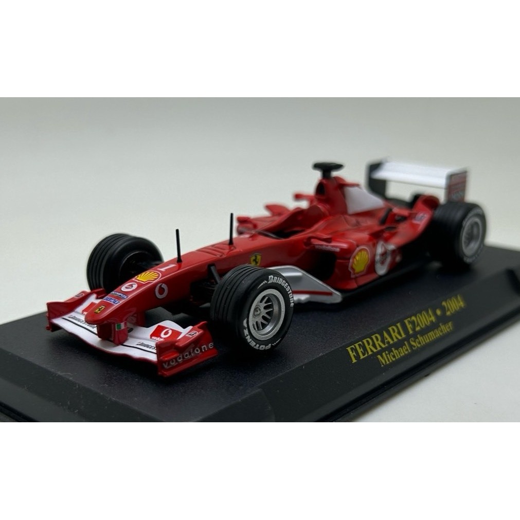 1: 43 IXO Ferrari F2004 Formula One F1 Racing Model Car Model | Shopee ...
