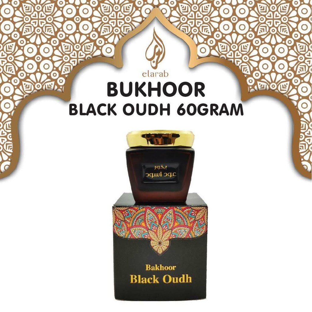 BUKHOOR BLACK OUDH (60GRAM) | Shopee Malaysia