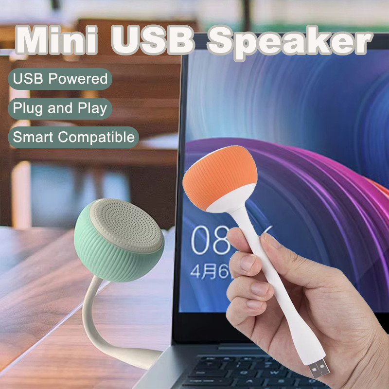 Mini USB Speaker Portable Computer Audio Speaker HIFI Subwoofer USB ...