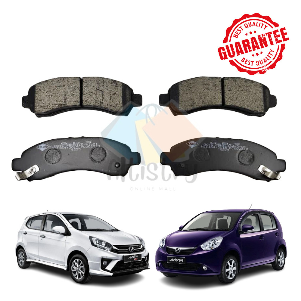 PERODUA AXIA, BEZZA 1.0/1.3, MYVI LAGI BEST G.B.S FRONT DISC BRAKE PAD ...