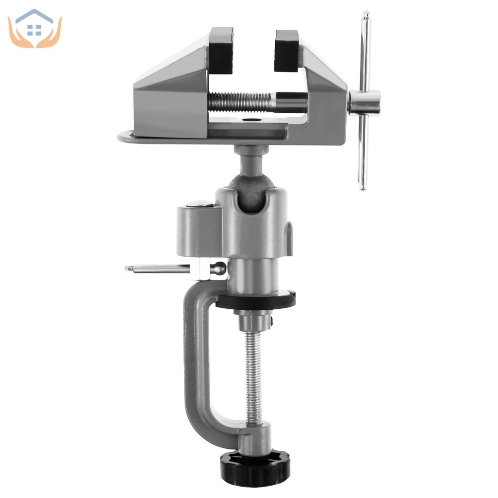 Tabletop Clamp Vice 360° Rotatable Table Vise Aluminium Alloy Work ... Tabletop Clamp Vice 360° Rotatable Table Vise Aluminium Alloy Work ...