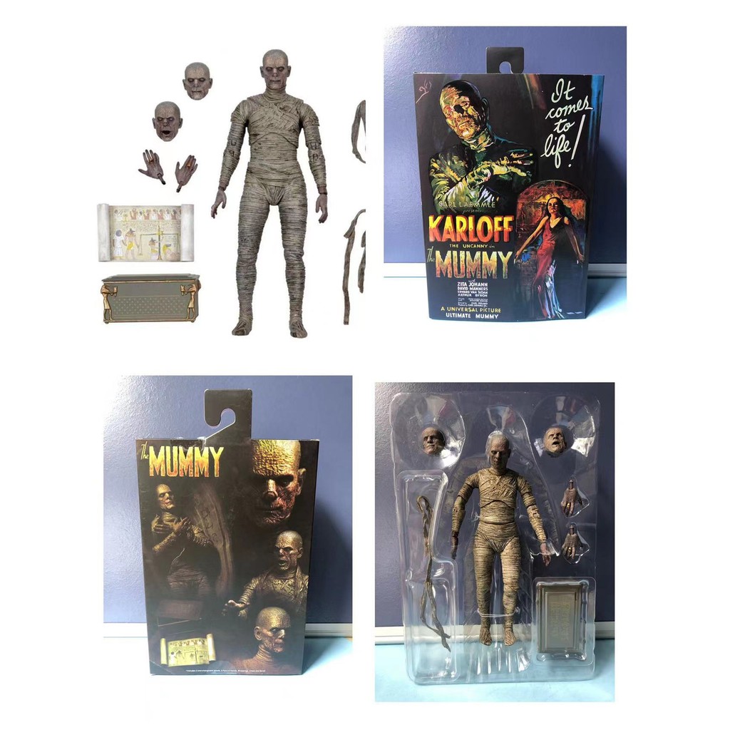 NECA Mummy Ancient Egyptian Pharaoh Universal Monster Color Version 7 ...