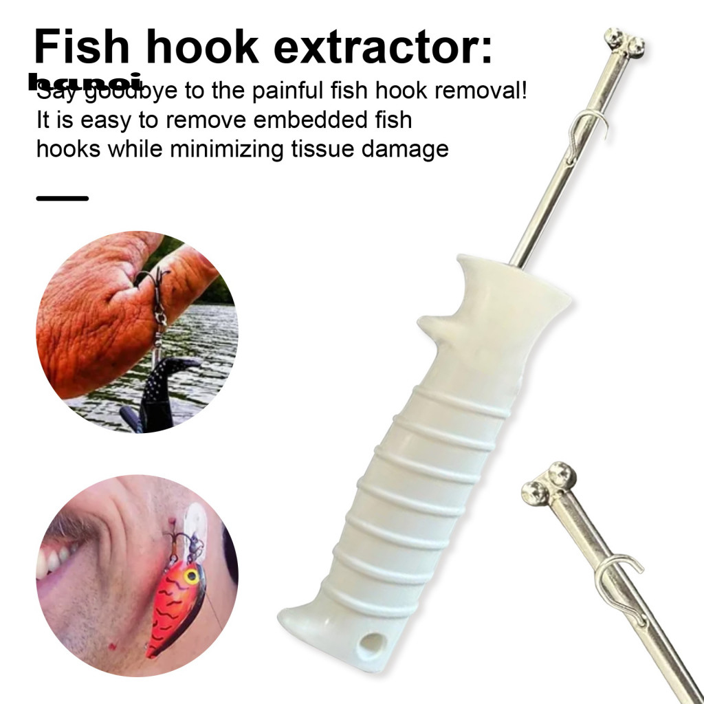 HAN_ Fish Hook Extraction Tool Stainless Steel Fish Hook Remover Tool ...