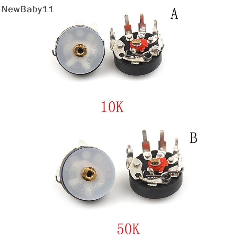 Ny 10pcs Potentiometer Rv12mm 10k 50k Radio Potentiometer With Switch