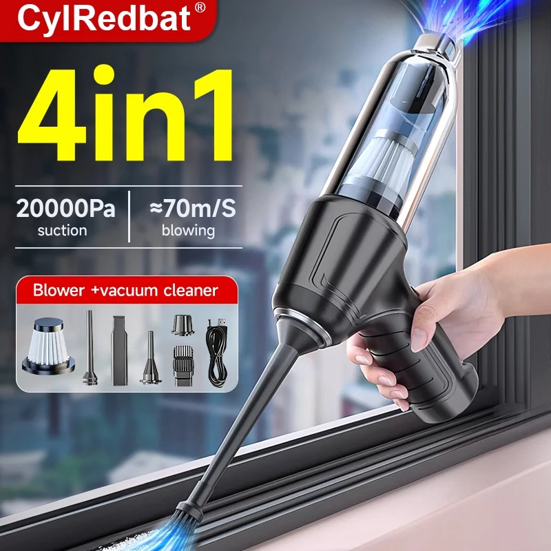Cordless Car Vacuum Cleaner 20000Pa Mini Wireless Vacuum Cleaner 5 In 1 ...