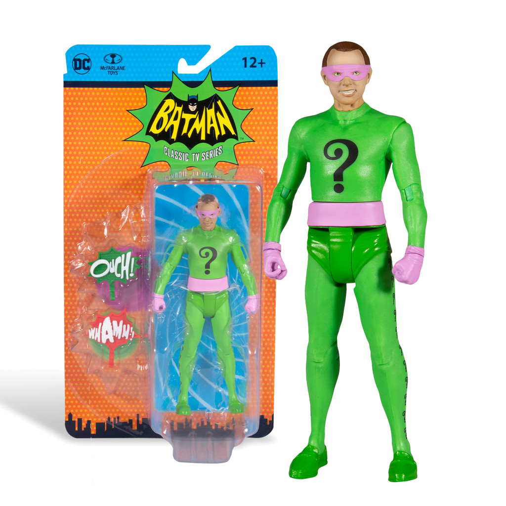 McFarlane Toys DC Retro THE RIDDLER 1960s 6-inch Movable Figures Action ...