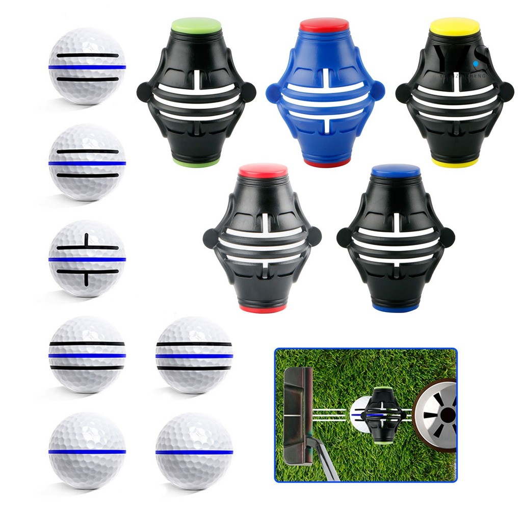 Y-S Golf Ball Line Marker High-Precision Compact 360-Degree Rotatable ...