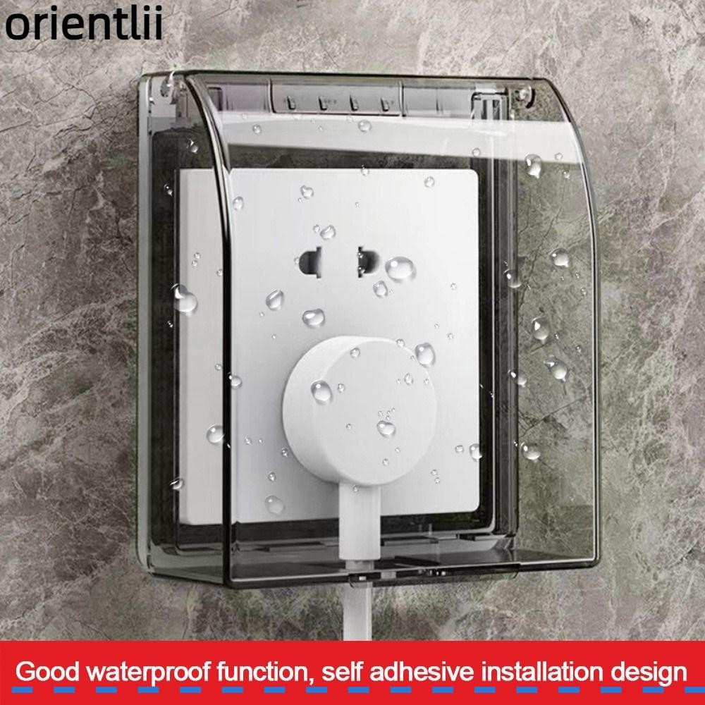 ORIENTLIIY Switch Protective Cover, Plastic Wall-mounted Socket ...