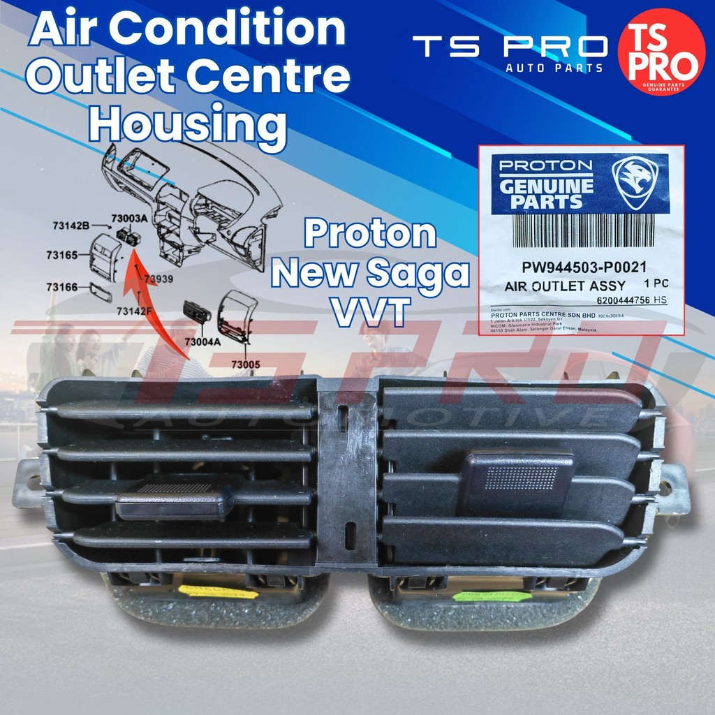 Proton New Saga VVT 16~18year Genuine Air Condition Outlet Centre ...