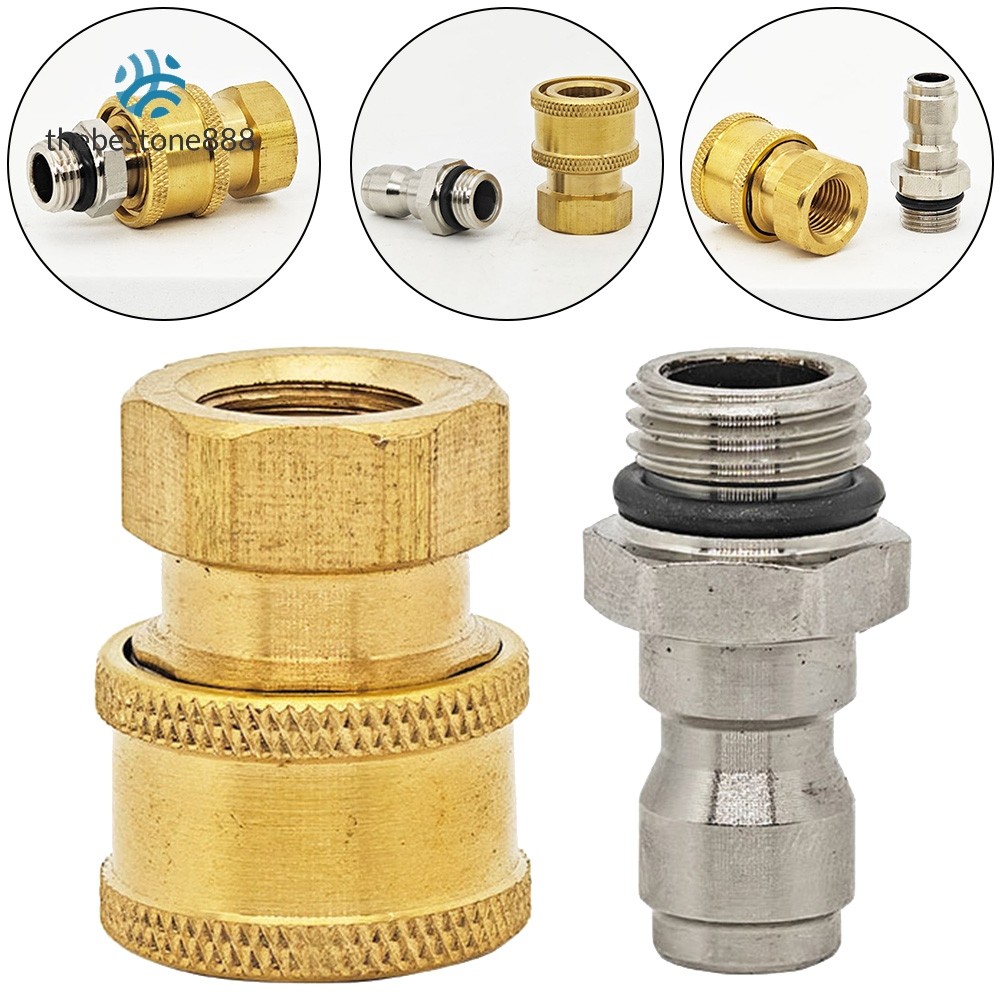 (THEBEST) High Pressure Cleaning Machine Connector G1/4 Threaded Quick ...