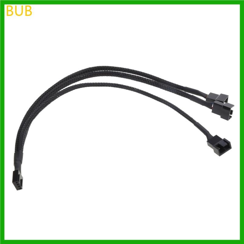 BUB 3-Pin PWM Fan Power Supply Cable 1 to 3 Splitter 3 Way Extension ...