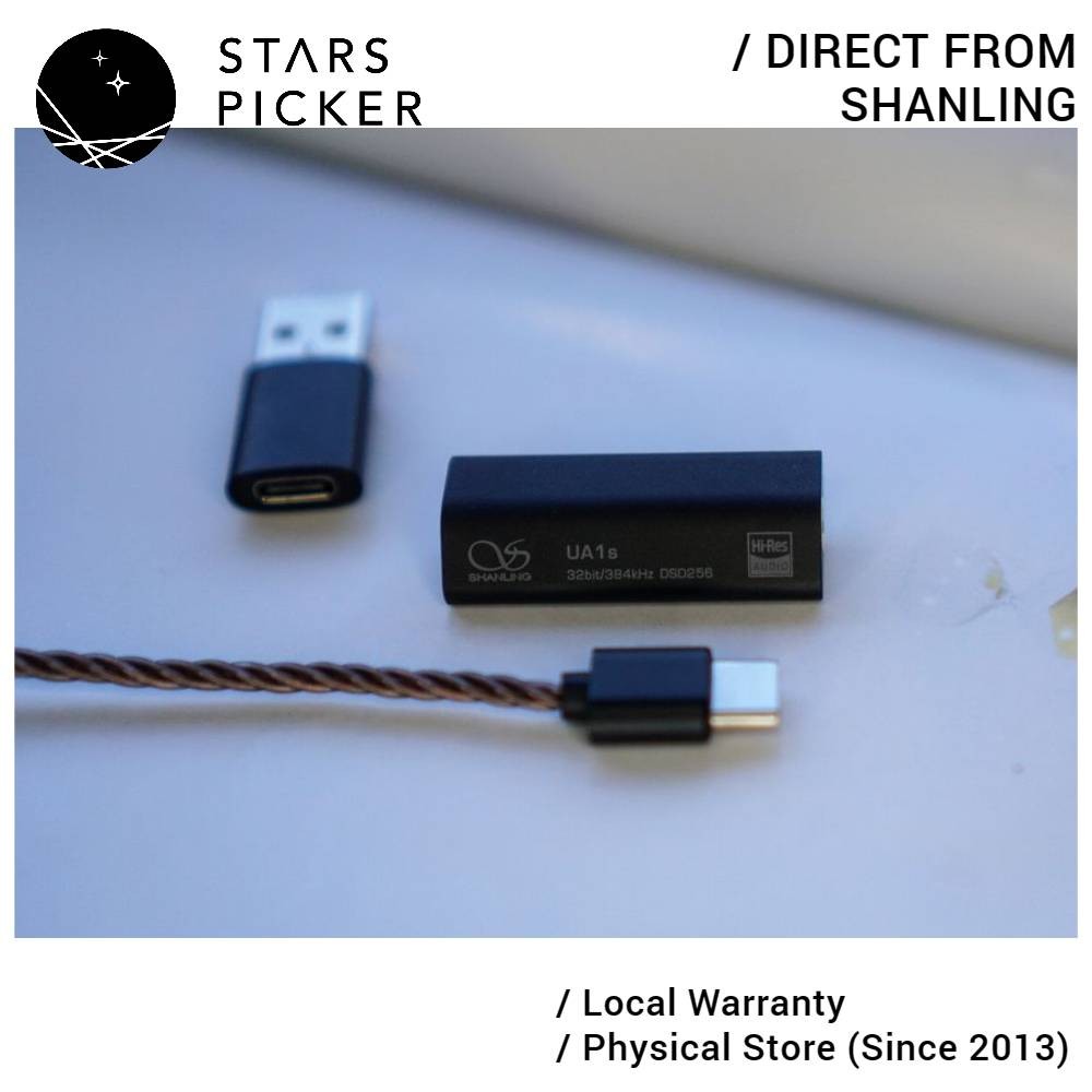 Shanling UA1s Hi-Res Portable USB DAC/AMP Adapter ESS ES9219C DAC 32bit ...