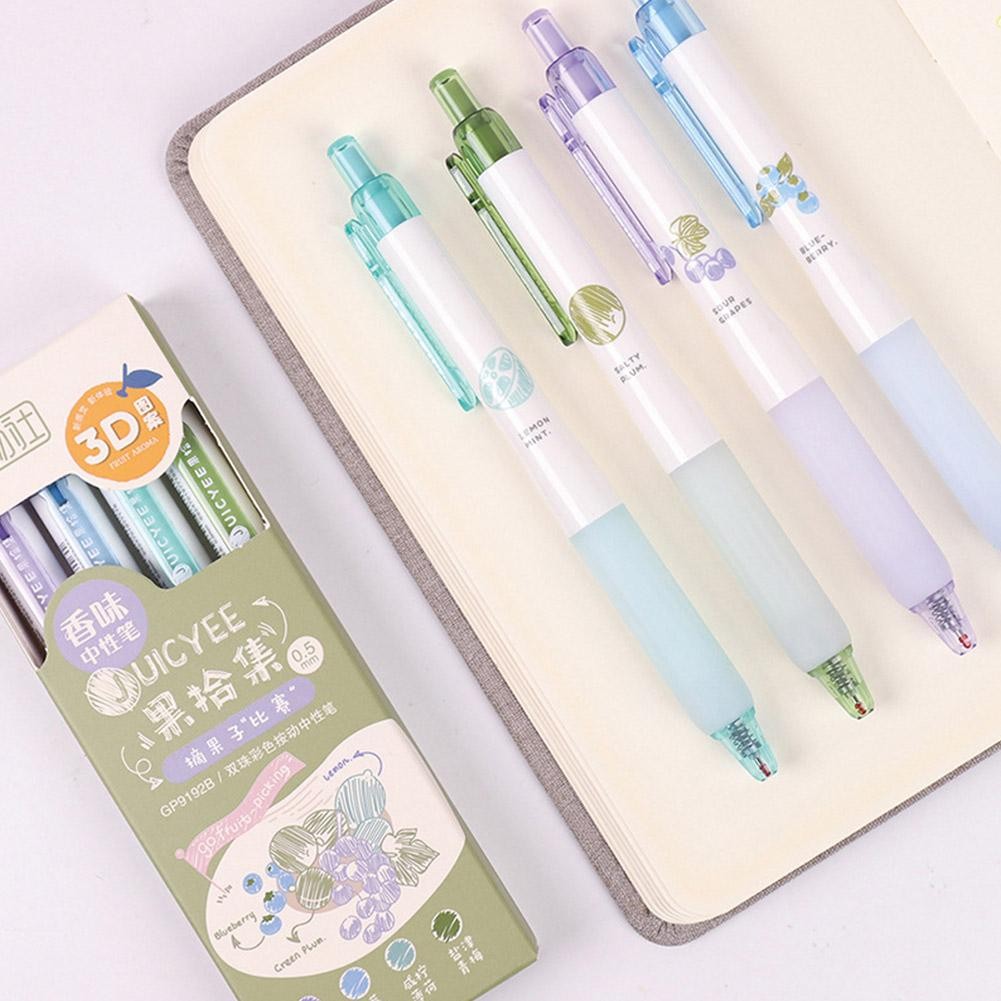 Fruit Flavored Ballpoint Pen 3d Colored Gel Pens 0.5mm Colour Pen H8o1 ...