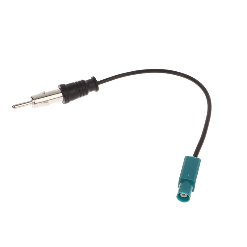 [NZSH] Universal Car FM Stereo Radio Antenna Adapters Cable Fakra Z Male To DIN Plug Converter ...