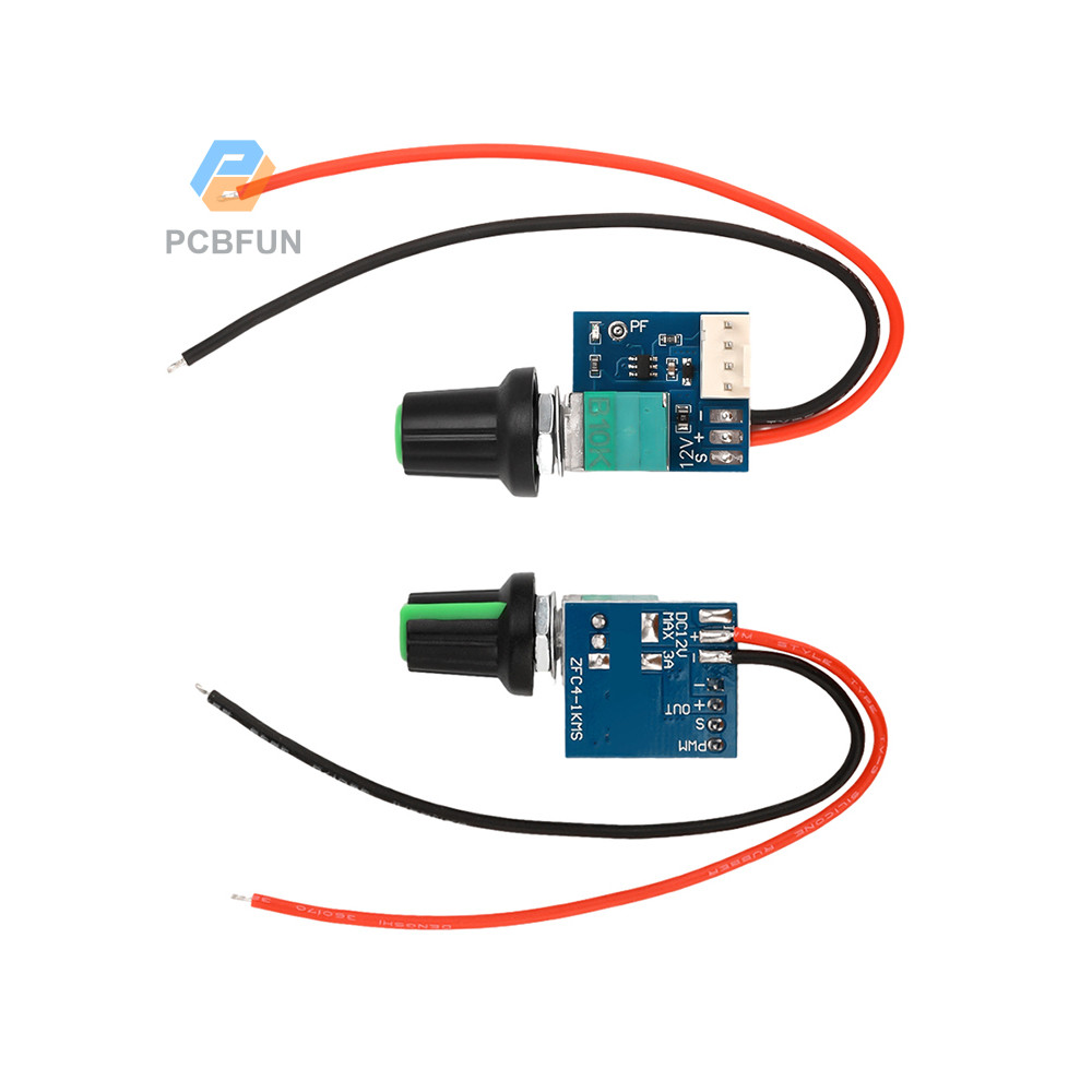Pcbfun DC5-12V Manual 4-wire PWM fan Speed Controller With Switch ...