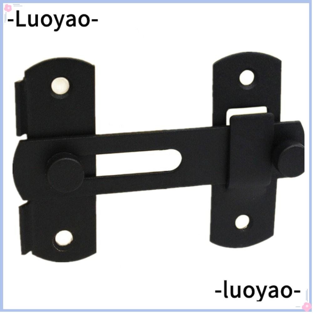 LUOYAO1 Flip Latch Stainless Steel Hook Lock Matte Black Door Latch for ...