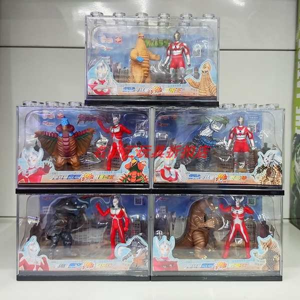 ultraman toy ultraman Genuine Jinjiang Ultraman PK Little Monster Mini ...