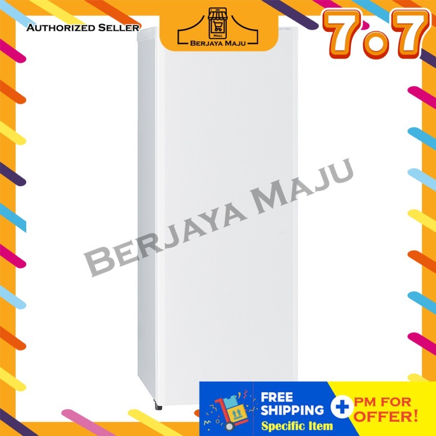 Mitsubishi 160L 1 Door Frost Free Upright Freezer MF-U16R-W-ML | Shopee ...