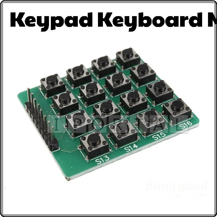 Arduino 4x4 16 Push Button Matrix Keypad Mcu Module Board Shopee Malaysia