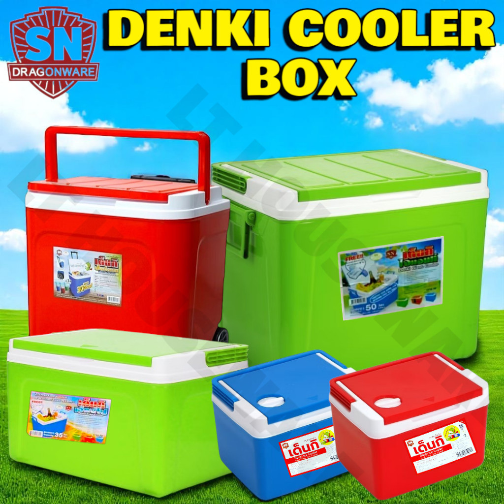 DENKI ICE BOX 30L 35L 50L TONG AIS ICE BUCKET STORAGE CONTAINER BEKAS ...