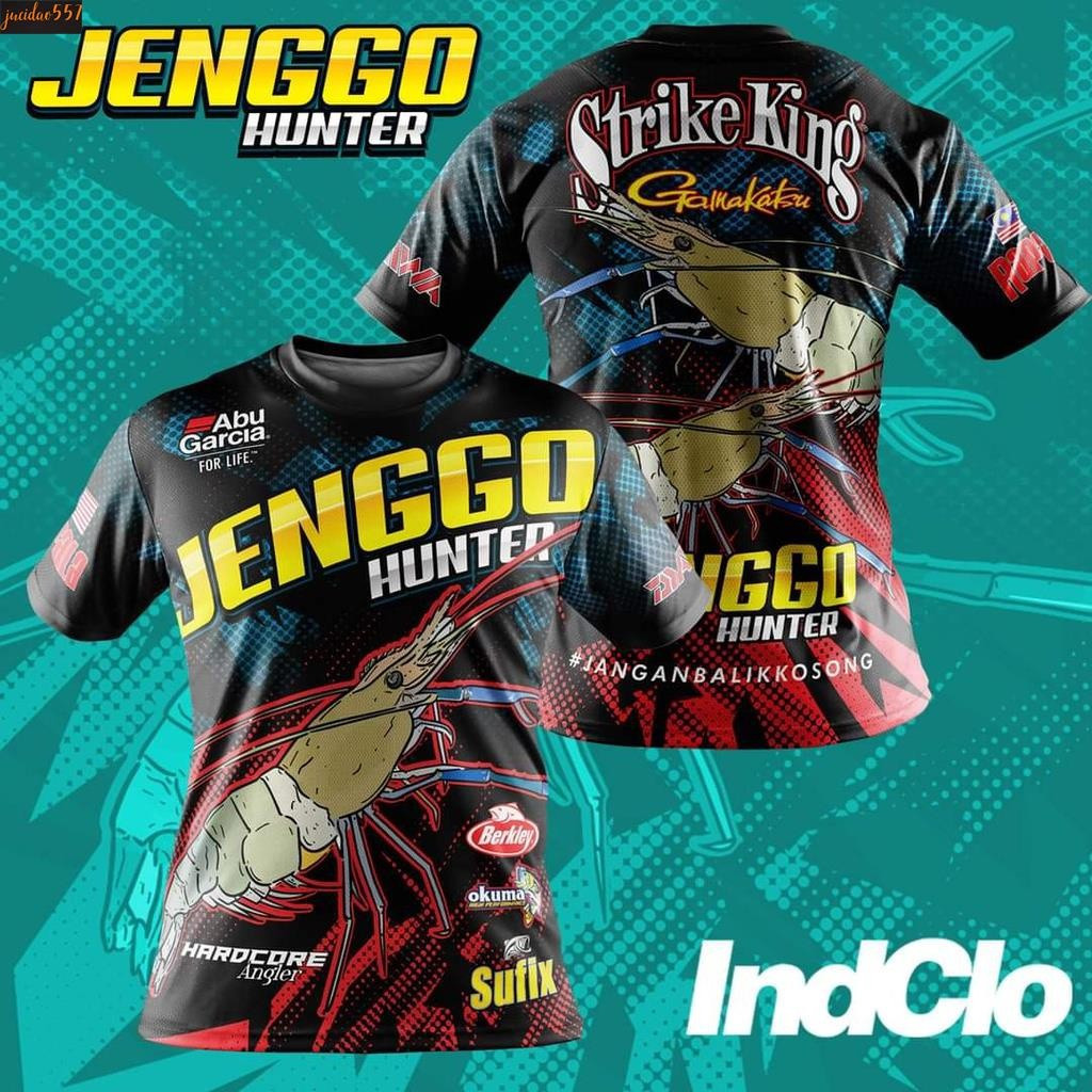 Latest design eight fold Men's T-shirt JENGGO HUNTER fishing shirt ...