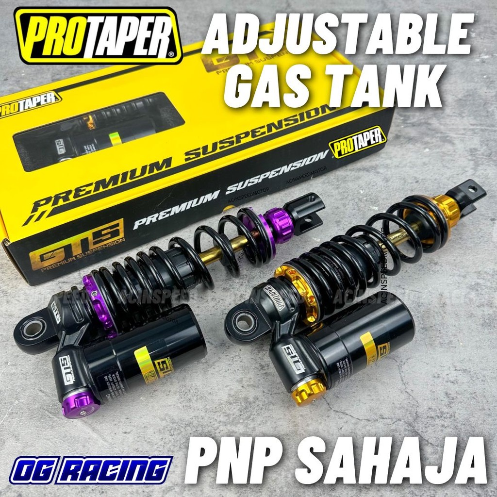 PROTAPER GT5 ADJUSTABLE GAS TANK ABSORBER NVX155 V1 V2 NMAX AEROX 285mm ...