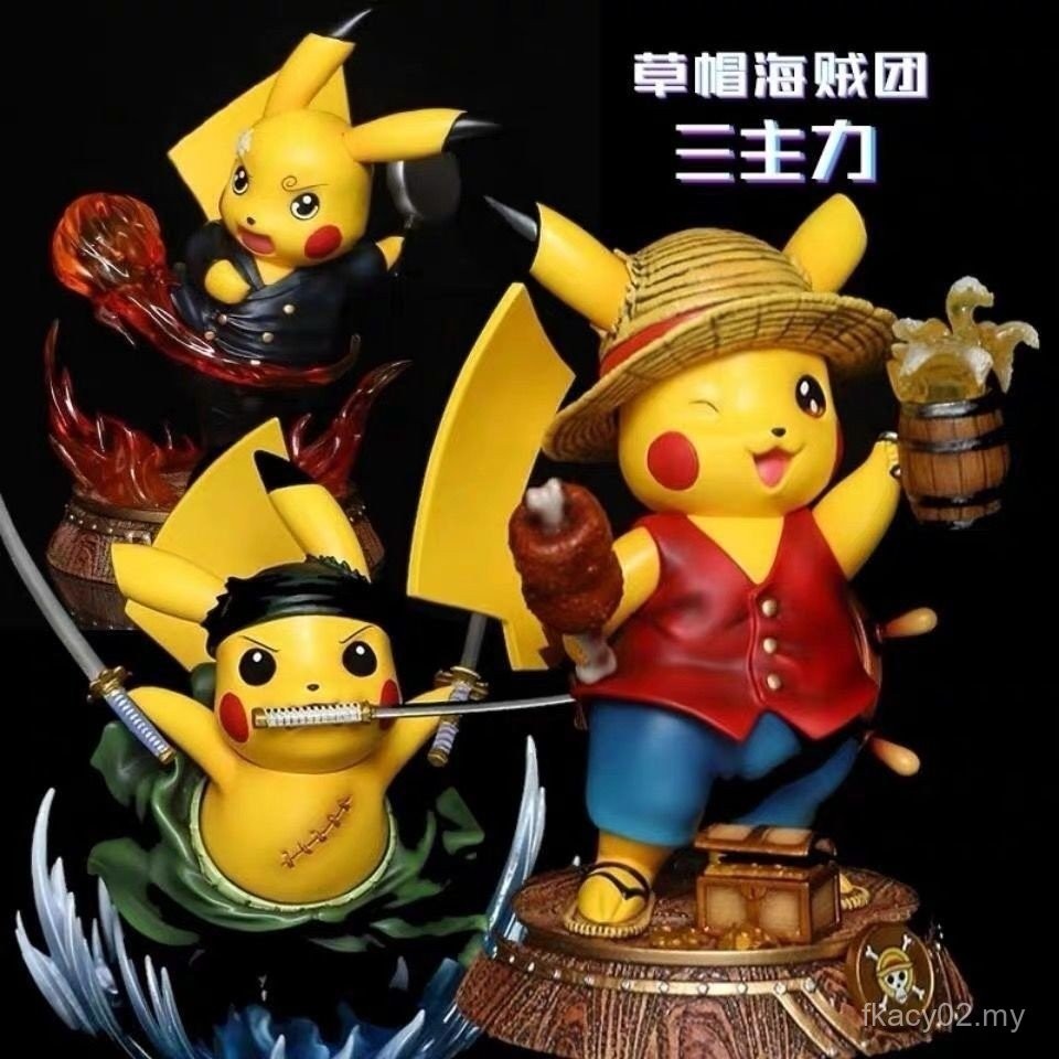[50% Kadar Belian Semula] One Piece Pet Spirit Pikachu COS One Piece ...