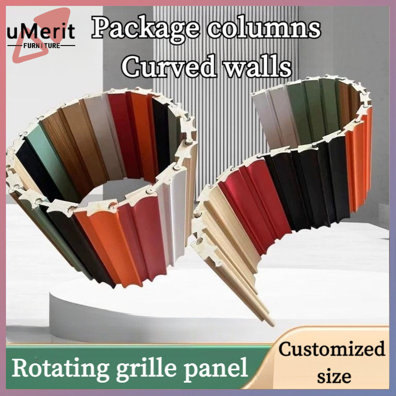 Bamboo and wood fiber rotating cylindrical grating plate curved arc ...