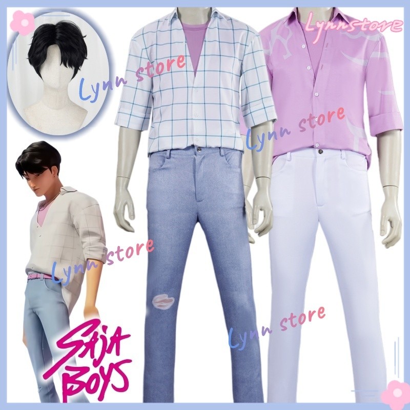 Child/Adult Size KPOP DEMON HUNTERS Cosplay Costume SAJA BOYS JINU ...