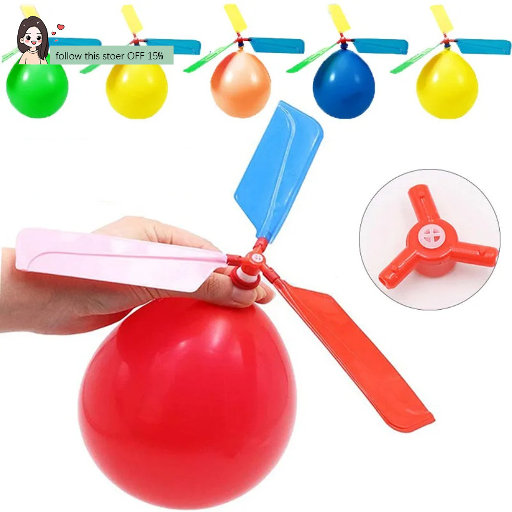 NEAROF Helicopter Balloon, Interactive Party Toy Portable Airplane ...