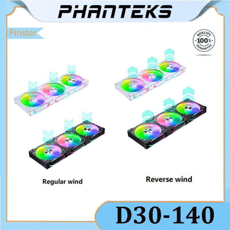 PHANTEKS D30-14mm Building Block Fan ARGB Light Effect Case Cold ...