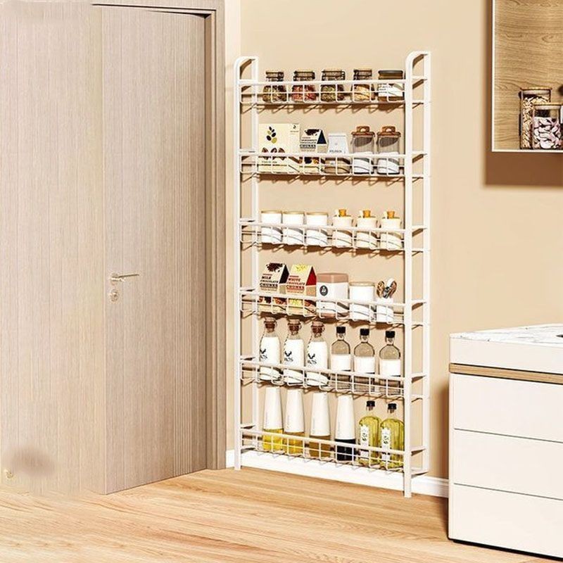 Wall-Mounted Bookshelf Ultra-Thin behind the Door Rack Floor Multi ...