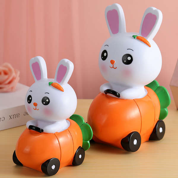 tabung kayu tabung duit Kreatif Comel Lobak Kereta Arnab Piggy Bank ...