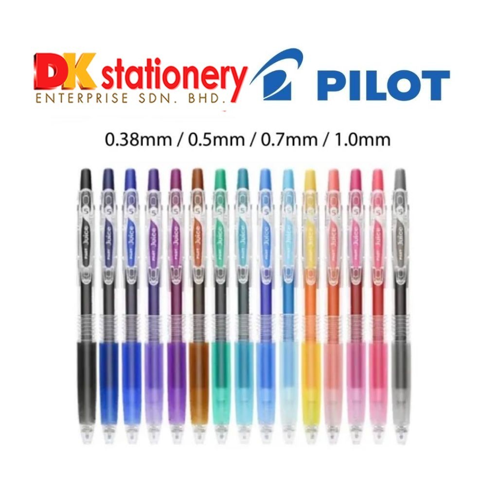 Pilot Refillable Juice Gel Pen 0.38 / 0.5 / 0.7 / 1.0mm & Refills ...
