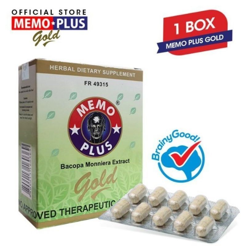 MEMO PLUS GOLD 60 KAPSUL ORIGINAL FROM HQ | Shopee Malaysia
