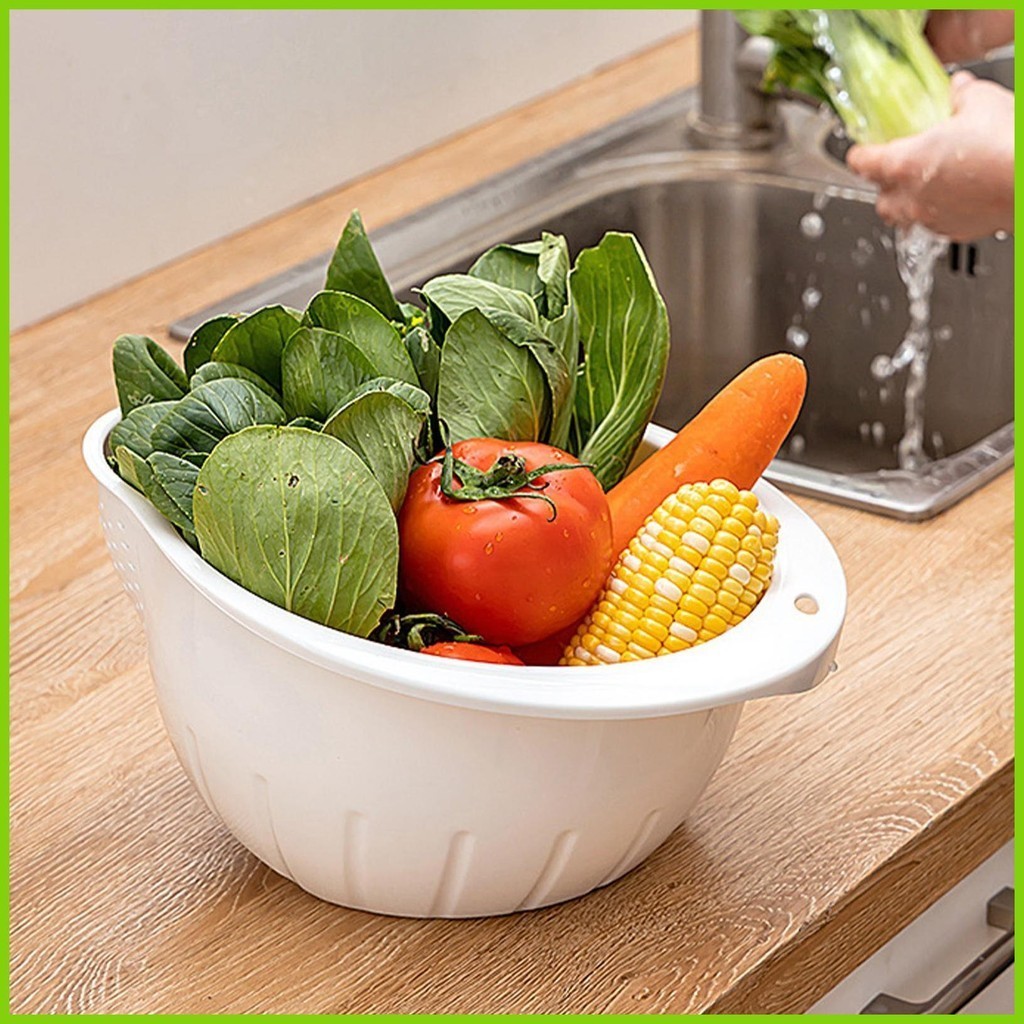 Rice Cleaner Strainer Rice Washer Colander Rice Colander with Side ...