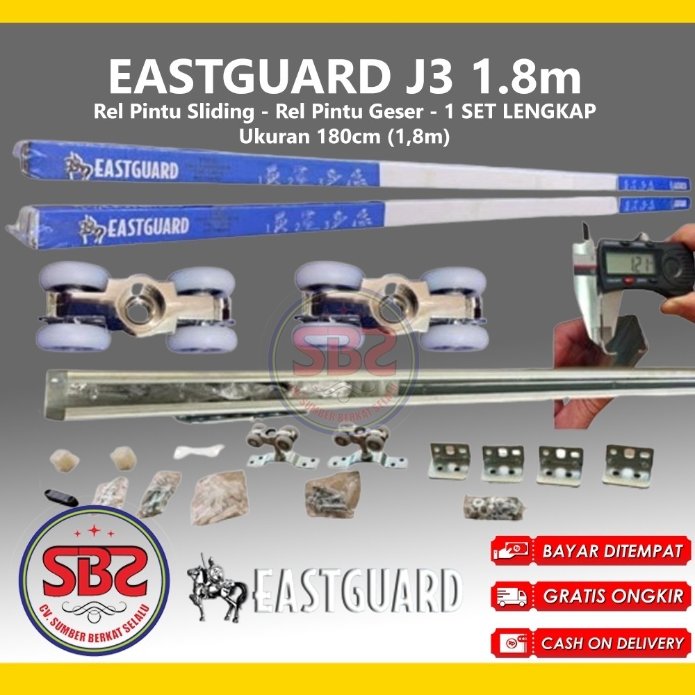 Sliding Rail J3 EASTGUARD - Push Door Rail - Galvanized Sliding Rail ...