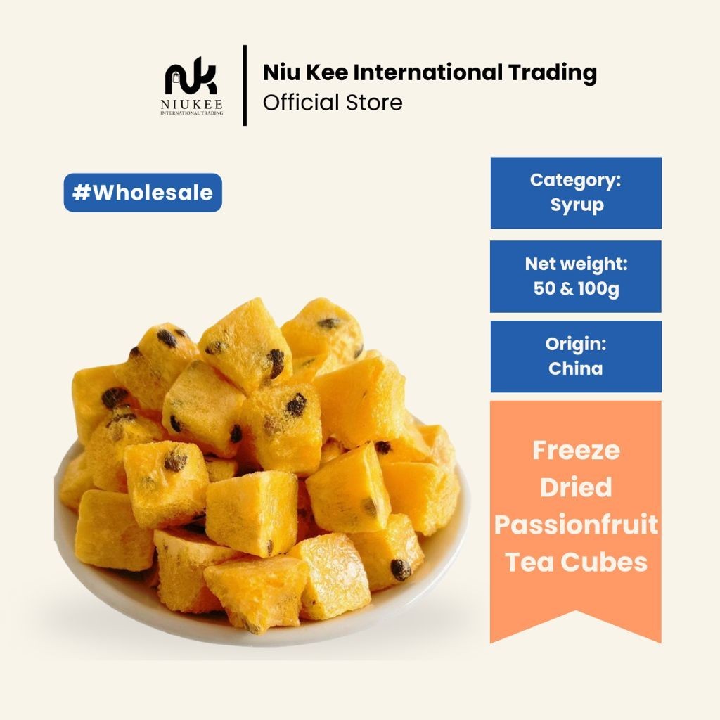 Freeze Dried Passionfruit Tea Cubes | Tea cubes | Fruit Tea 冻干百香果茶 ...