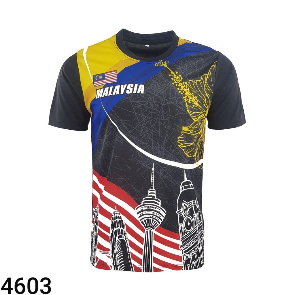 Merdeka T-shirt for Men and Women Malaysia Day Jersey Theme | Baju T ...