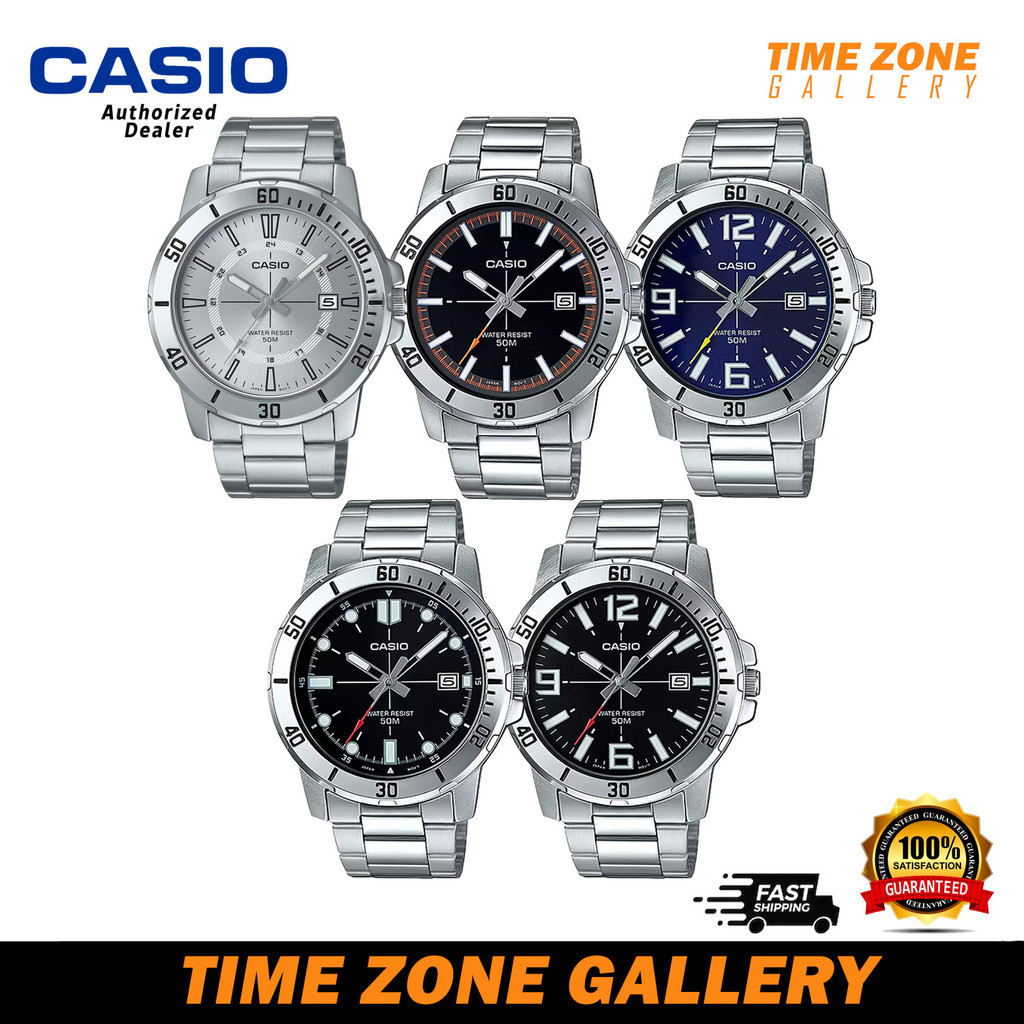 Casio MTP-VD01D Men Watch MTP-VD01D-1B / MTP-VD01D-1E / MTP-VD01D-2B ...