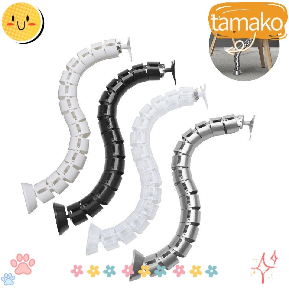 TAMAKO Cable Organizer Snake Type Management Wire Wrap Spiral Tube ...