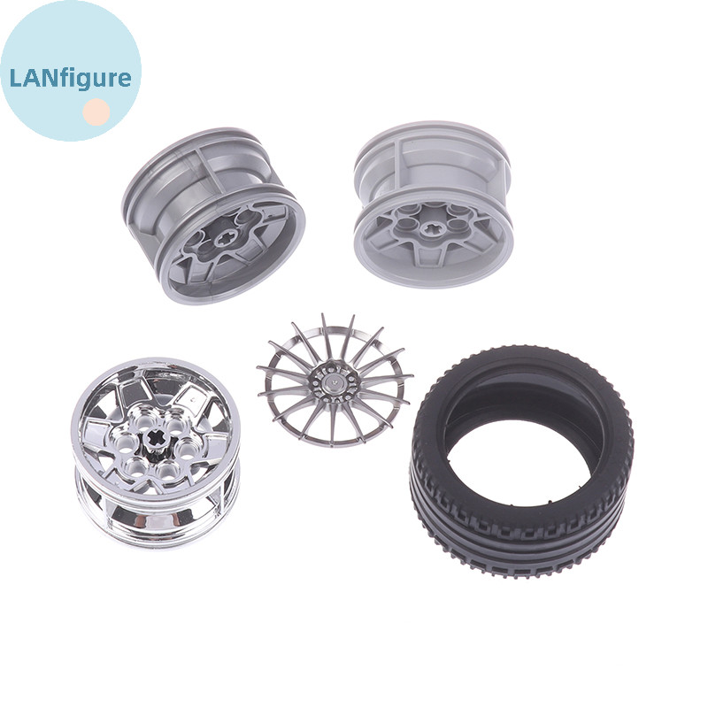 LANfigure Building Block 56908 Wheel 6 Pin Holes For Tyre 41897 Bulk ...