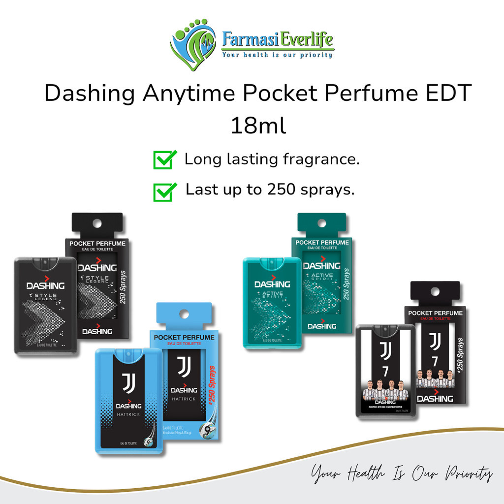 Dashing Anytime Pocket Perfume Eau De Toilette 18ml | Shopee Malaysia