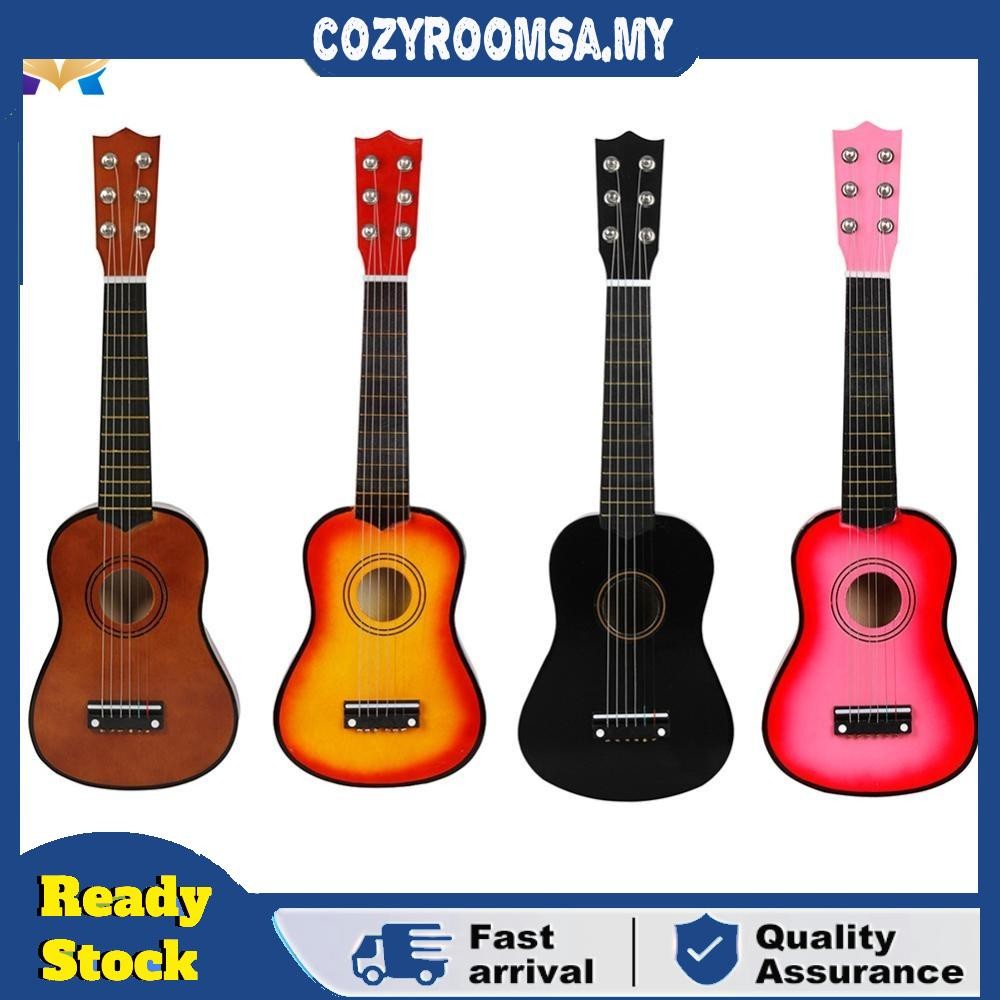 21 inch Basswood Ukulele 6 Strings Small Bass Acoustic Guitar Musical ...