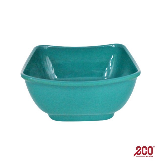 Eco Shop Melamine Ware Square Salad/Cereal Bowl in Shiny Green Color 6 ...